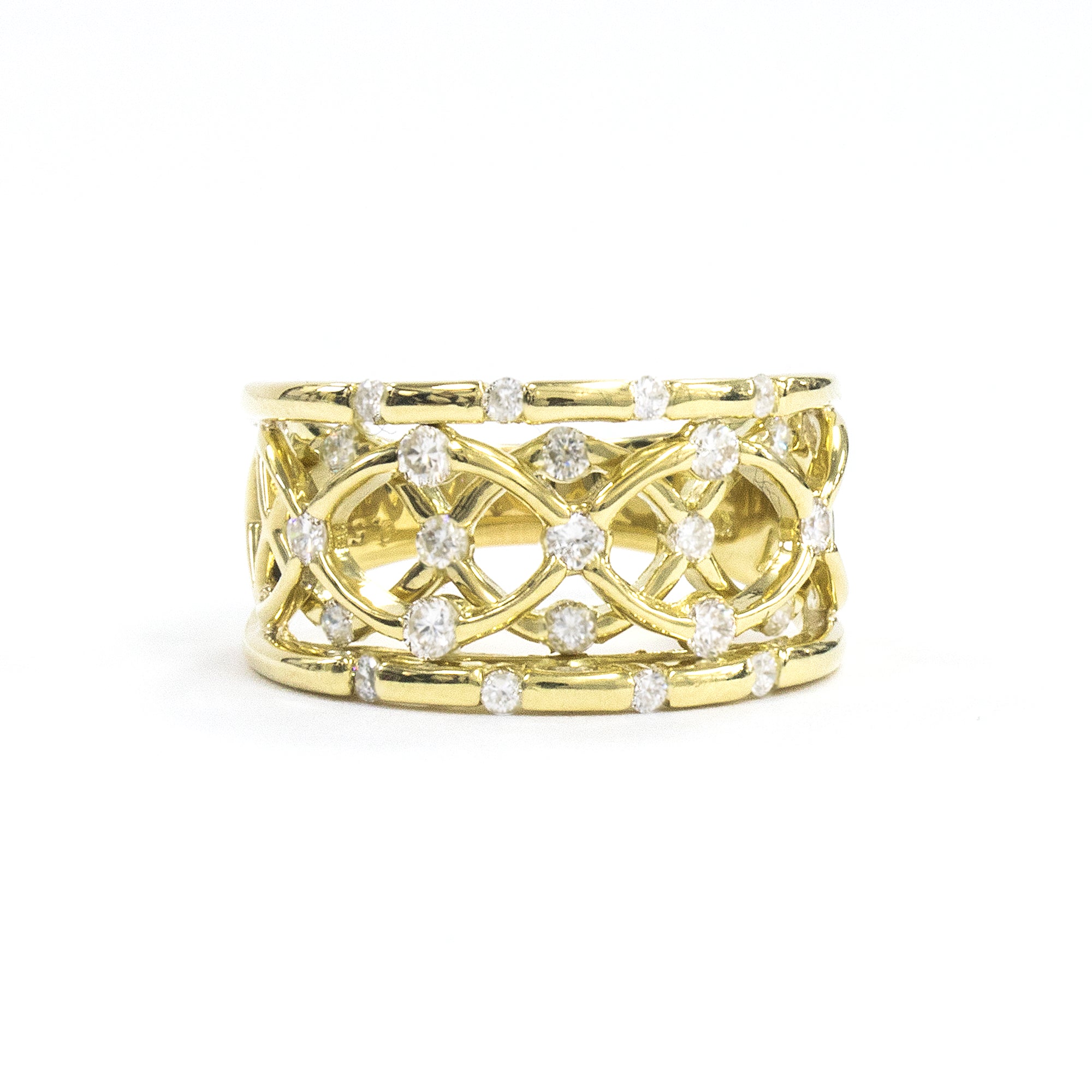 K18イエローゴールドダイヤモンドリング – Re:jewelry（リジュエリー）